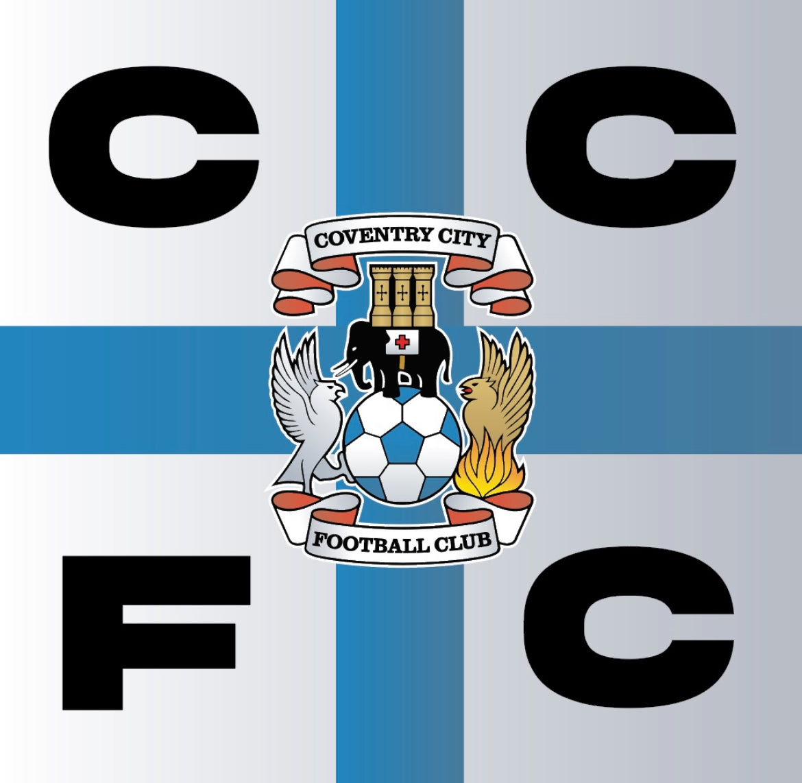 CCFC Square Design x10 – UltrastickersFC