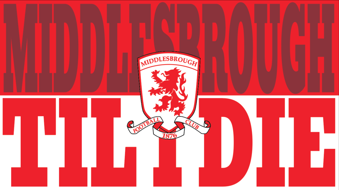 Middlesbrough Till I Die Design – UltrastickersFC