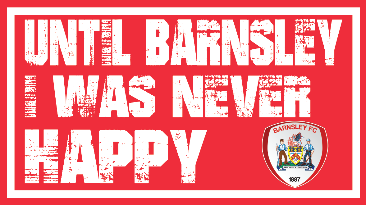 Until Barnsley I Was Never Happy Design x10 – UltrastickersFC