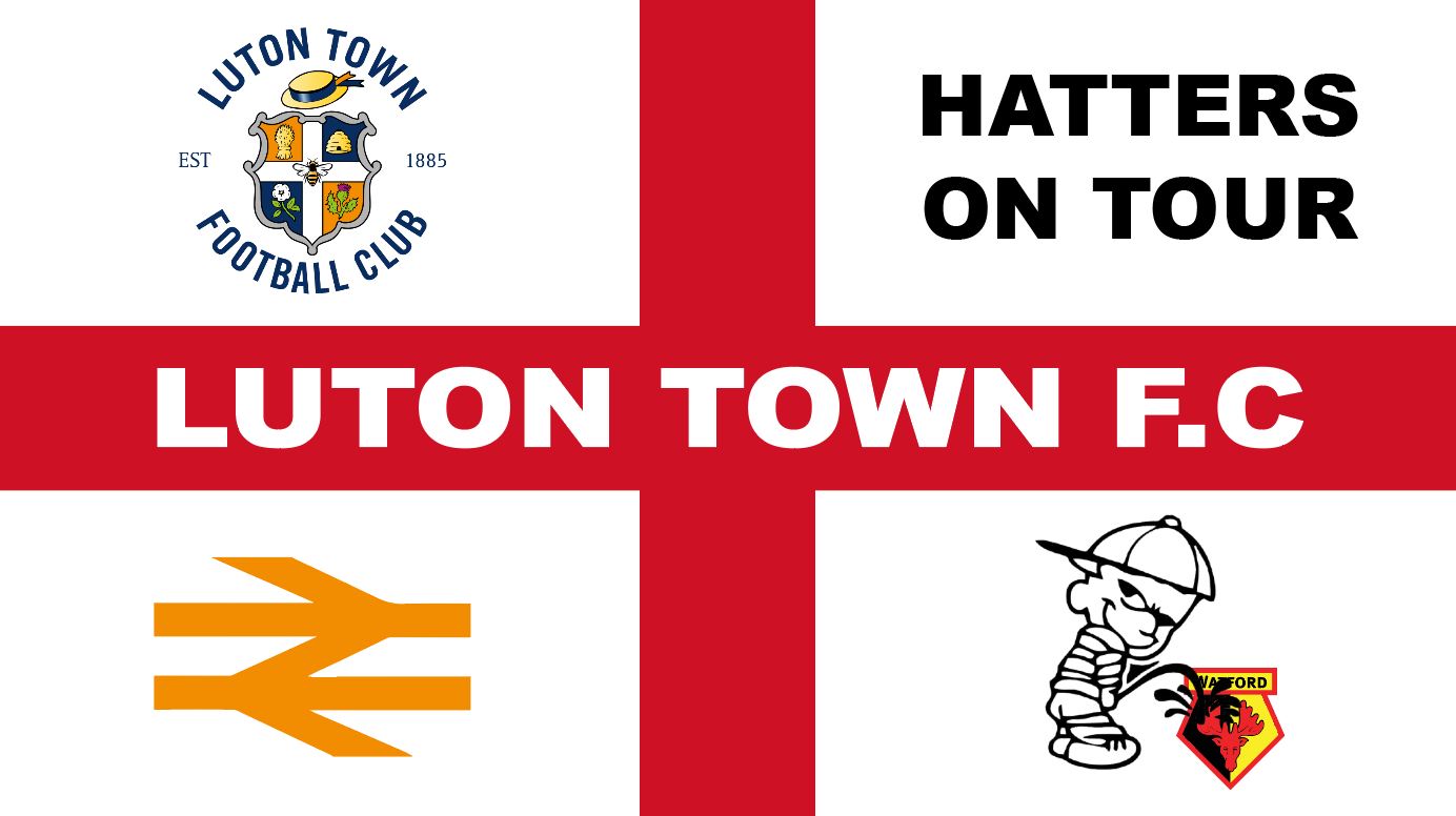 Luton Town England Flag Football Stickers x10 | UltraStickersFC ...