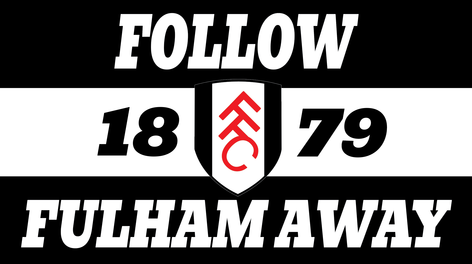Follow Fulham Away Design x10 | Custom Football Club Stickers ...