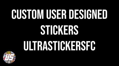 Upload Your Own Design | 10 Stickers Football Sticker x10 ...