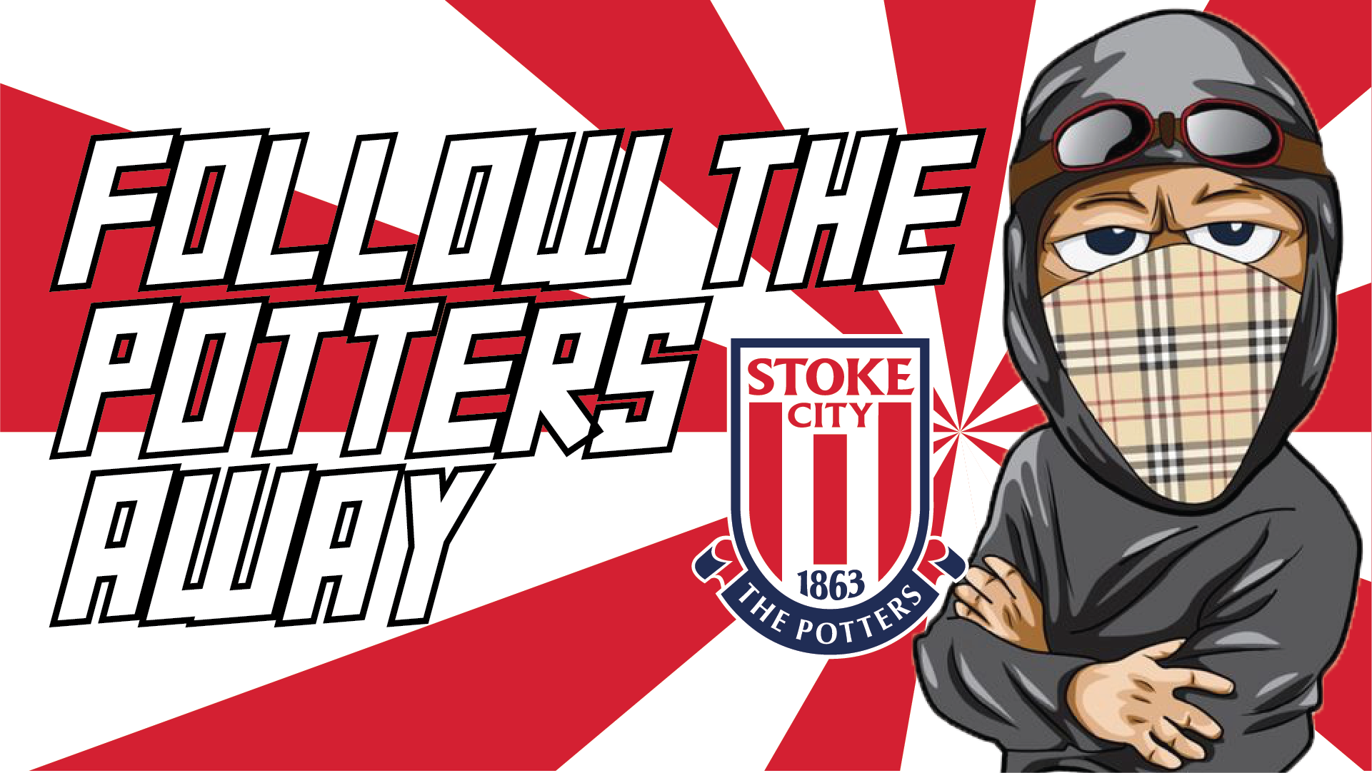 Follow The Potters Away Football Sticker x10 | UltraStickersFC ...